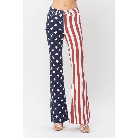 Judy Blue | Jeans | New Judy Blue High Waist American Flag Printed ...